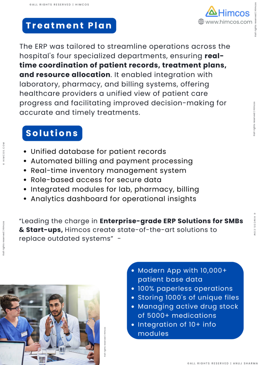 Healthcare ERP Software - Himcos