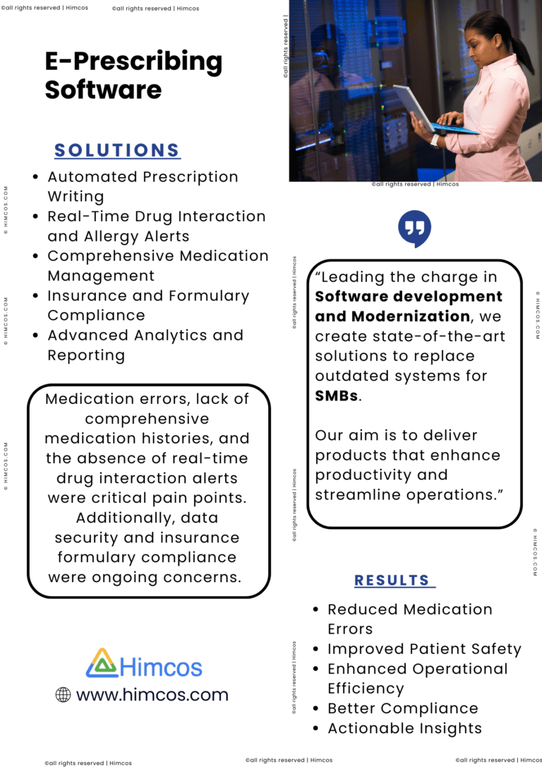 E-Prescribing Software - Himcos
